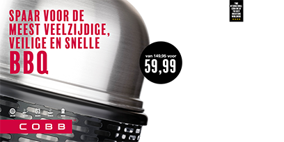 Spaar nu voor 60% korting op de Cobb Pro BBQ! - AVIA
