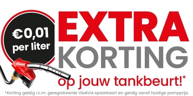 EXTRA Korting met jouw ViaAVIA Spaarkaart - AVIA