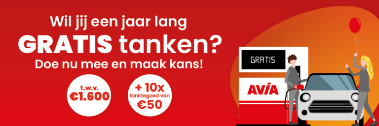 Maak kans op een Jaar Lang Gratis Tanken! - AVIA